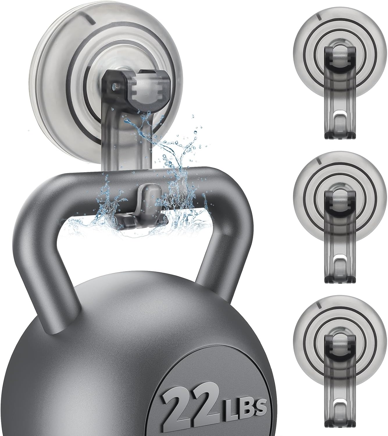 Amazon.com: JOTPE Shower Hooks Suction Cup, Heavy Duty Suction Cup ...