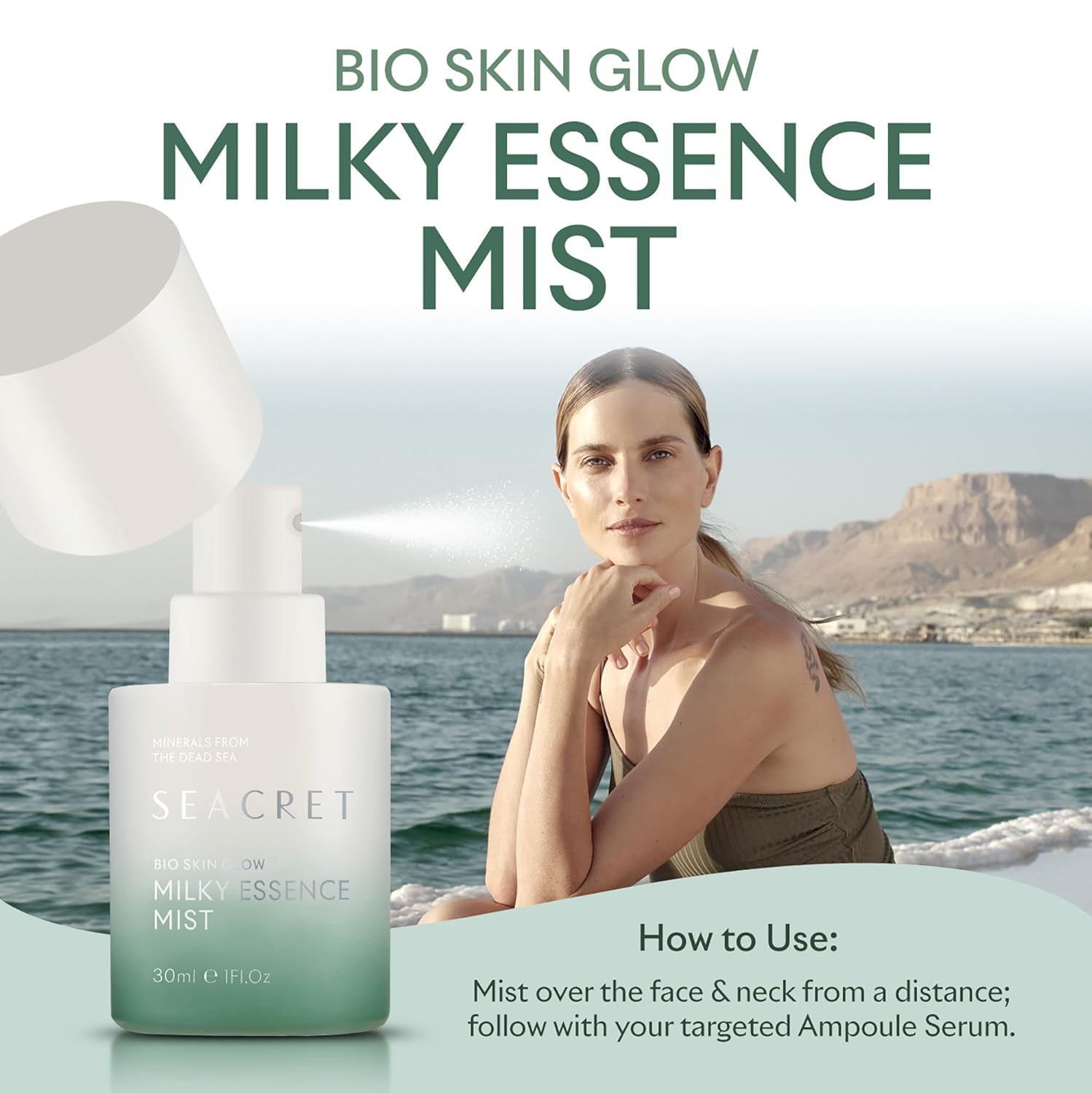 SEACRET – Bio Skin Glow Milky Essence, Third-Generation Toner for Face ...