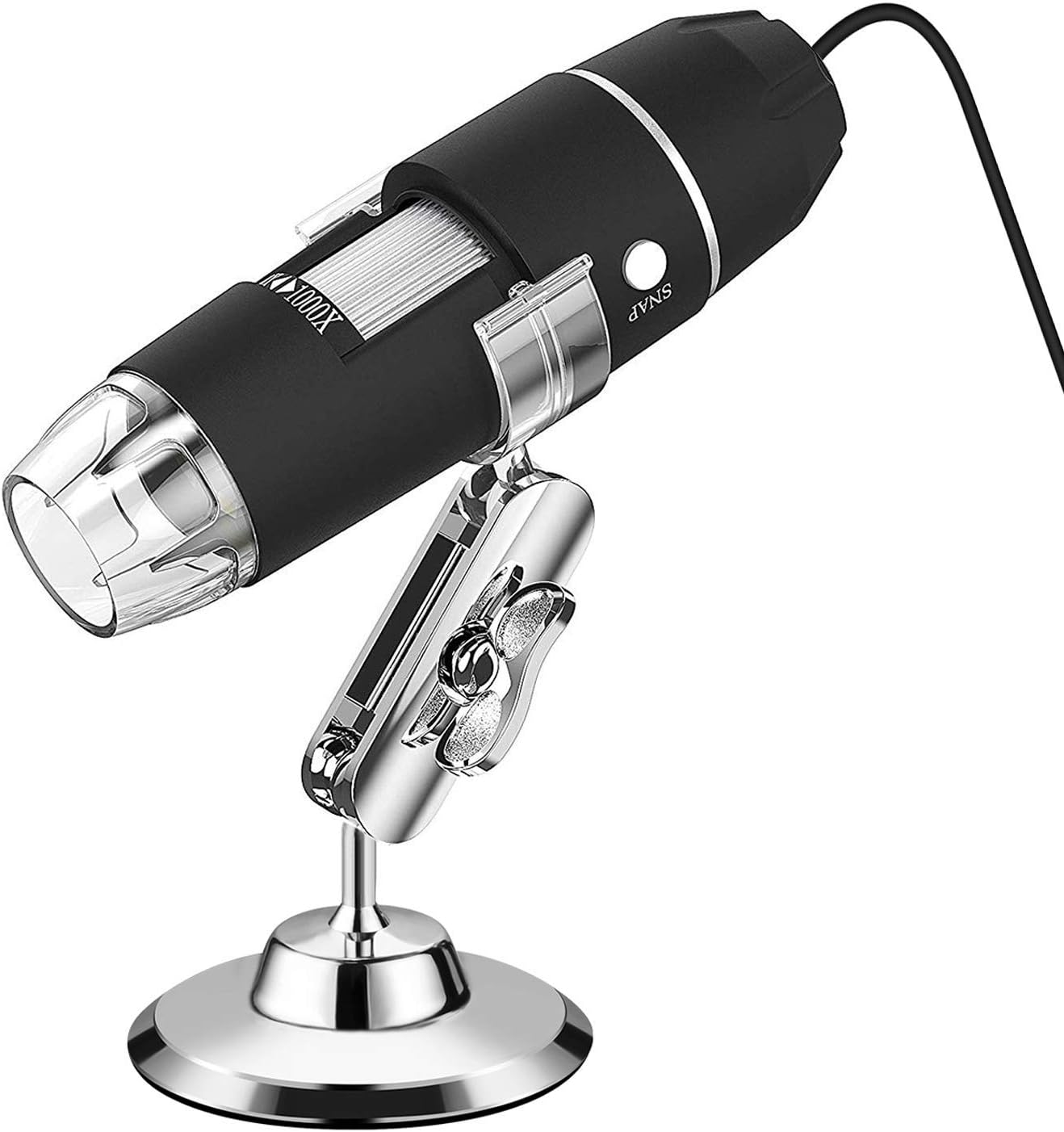 Amazon.com : USB Microscope 8 LED USB 2.0 Digital Microscope, 40 to ...