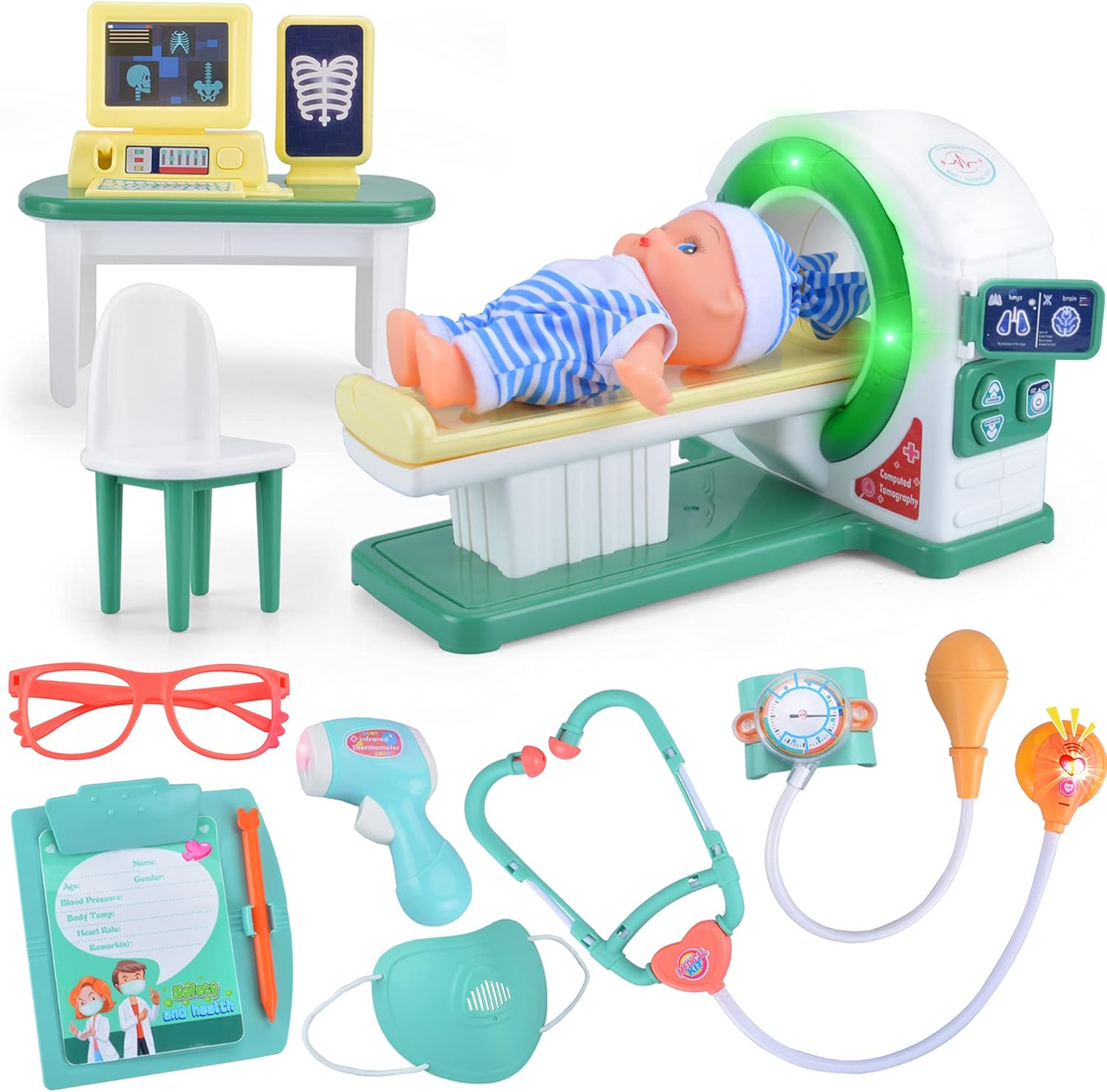 Amazon.com: ZornRC Doctor Kit for Kids, Kids Doctor Kit with Toy ...
