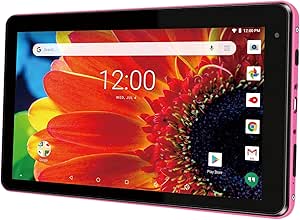 Amazon.com : RCA 7" Android Tablet Quad Core 16GB Storage 2GB RAM (Pink ...