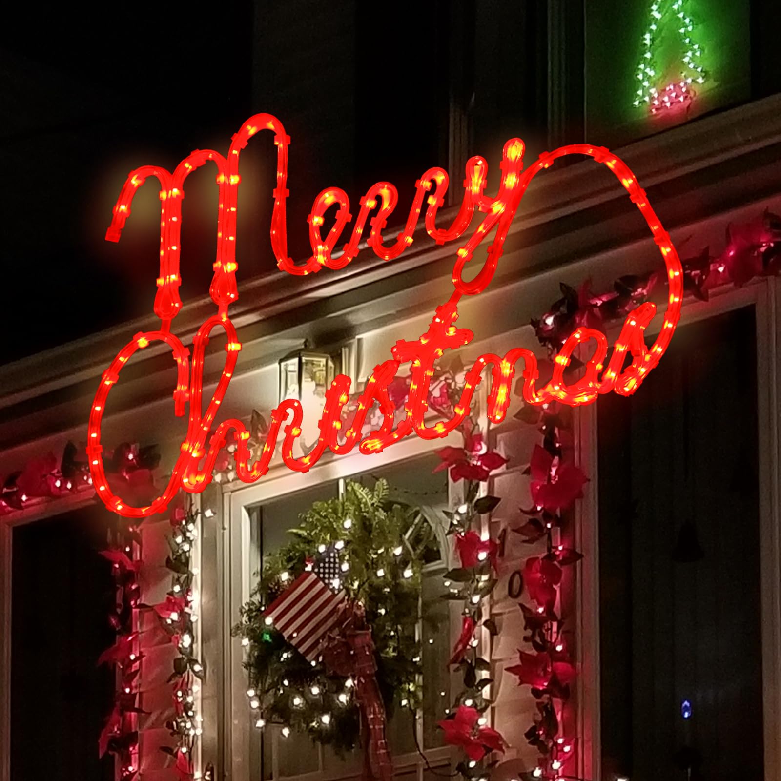 Lighted Merry Christmas Sign Outdoor Christmas Decorations, Ideas And