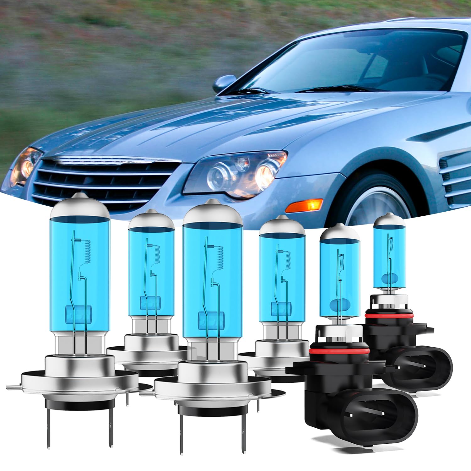 Amazon.com: TTDBDAN Headlights Fit For Chrysler Crossfire 2004-2008 ...