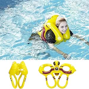 Amazon.com: Wearable Inflatable Pool Floats for Adults,Kids Swim Vest ...