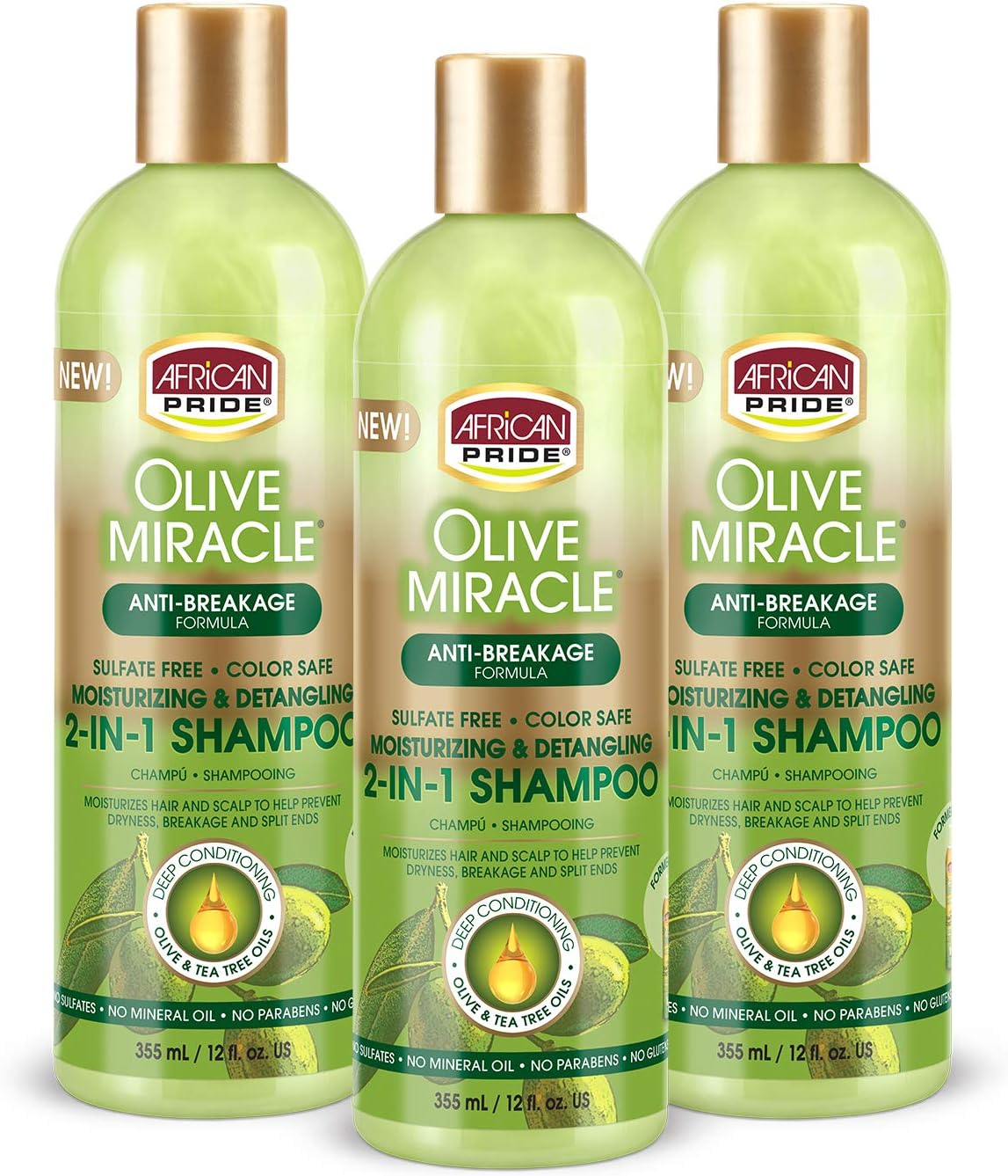 Amazon.com: Africa's Best Moisturizing Shampoo With Conditioner, 12 Oz ...