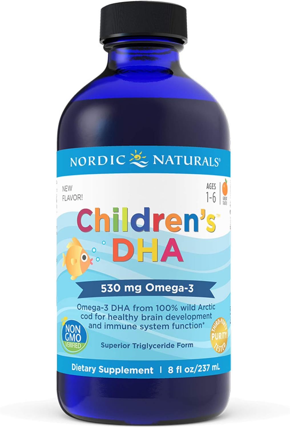 Nordic Naturals Children's DHA Liquid - Omega-3 DHA Fish Oil Supplement ...