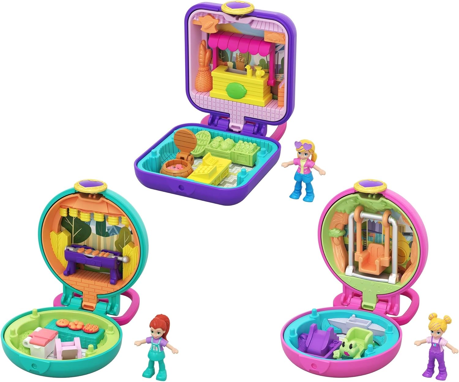 Amazon.com: Polly Pocket Tiny Compact Assortment : Toys & Games