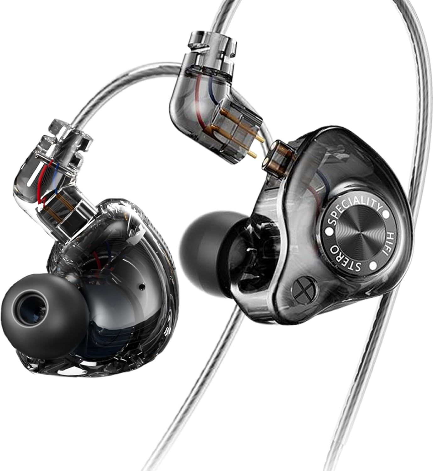 Amazon.com: Jacuate Wired IEM Earbuds,S28 Gaming Headphones with 10mm ...
