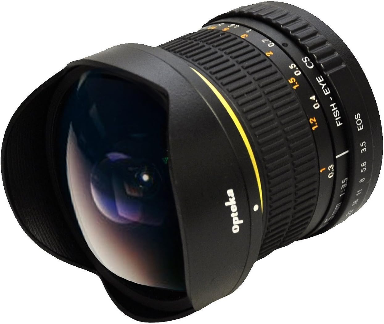 Amazon.com : Opteka 6.5mm f/3.5 Manual Focus Aspherical Fisheye Lens ...