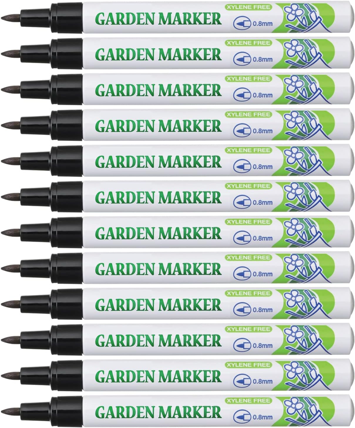 Amazon.com : Garden Markers for Outdoor Use, 0.8 mm Medium Point, Black ...