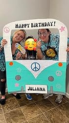 Amazon.com: 60s Photo Booth Props - 41-pc Photo Booth Kit with 8 x 10 ...