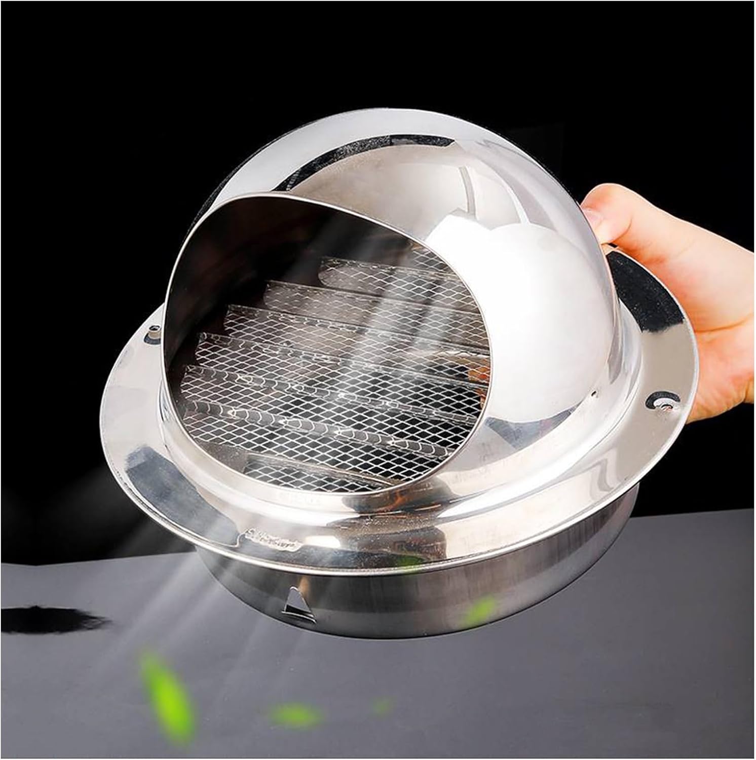 Amazon.com: Wall Vent Cover 304 Stainless Steel Soffit Vent,Stainless ...