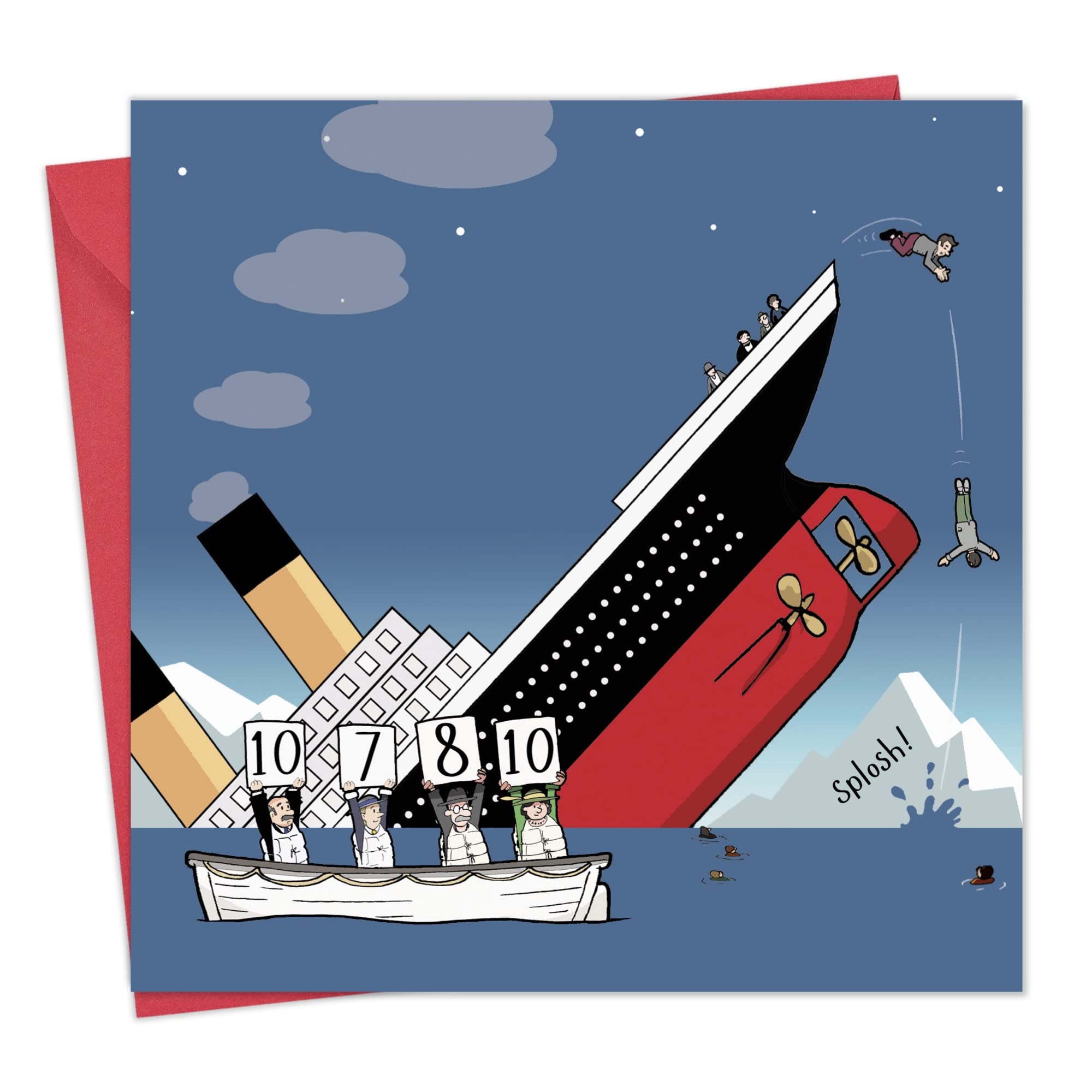 Twizler Funny Card with Titanic - Blank Card - Funny Birthday Card for ...