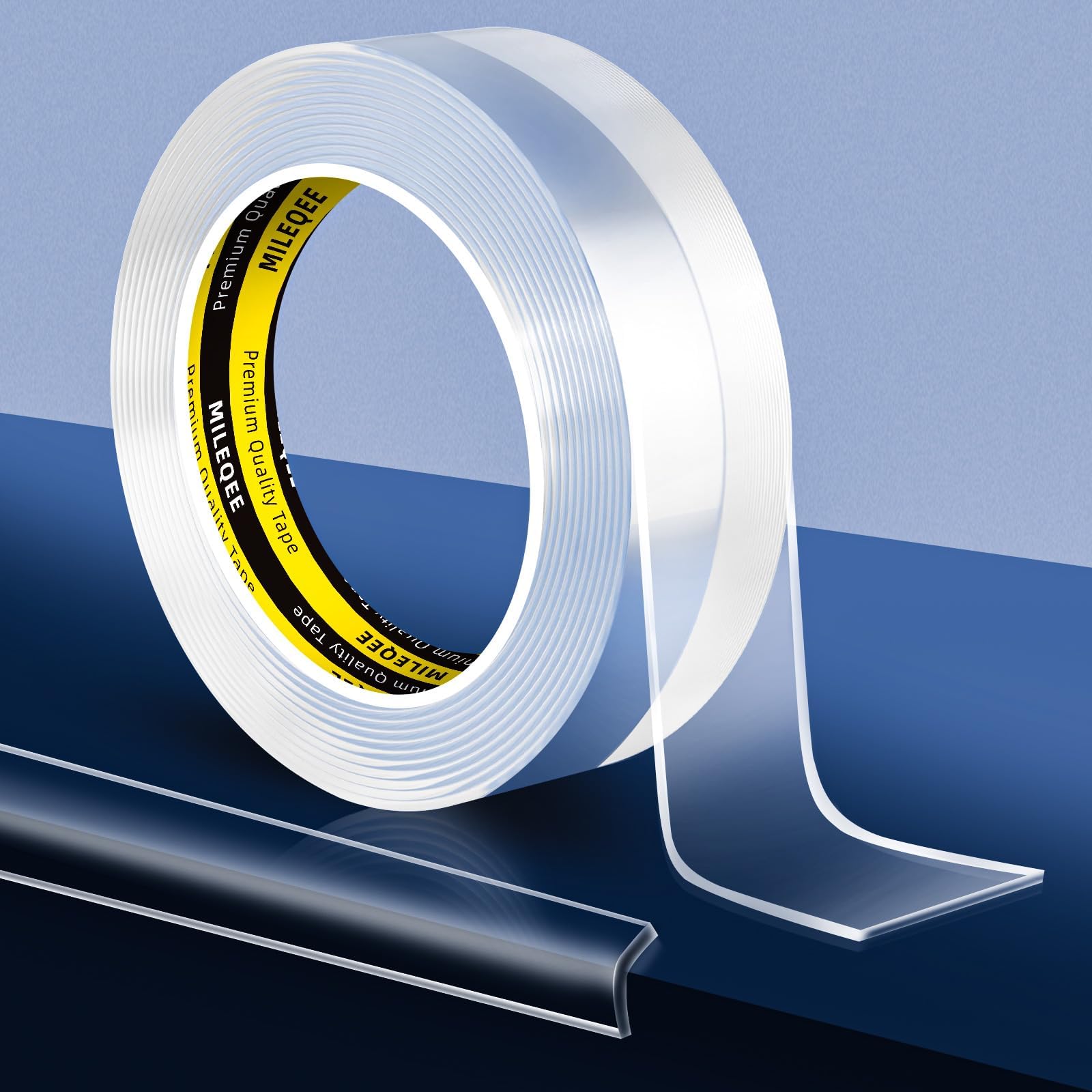 Clear Wall Protector PVC Corner Trim - 90 Degree Angle, Transparent, 1M ...