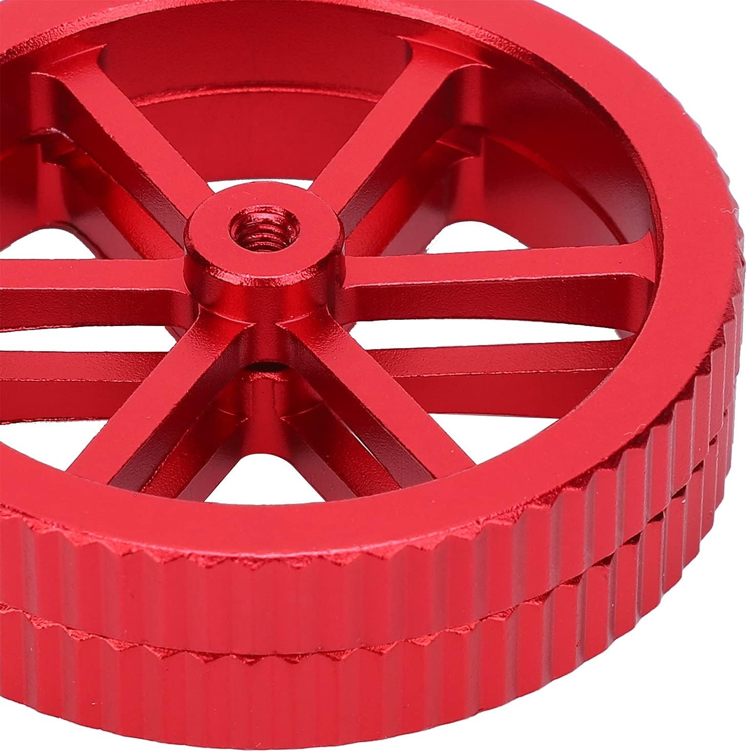 Review 2Pcs Red Hand Screwed Leveling Nut Aluminum alloy Metal Leveling ...