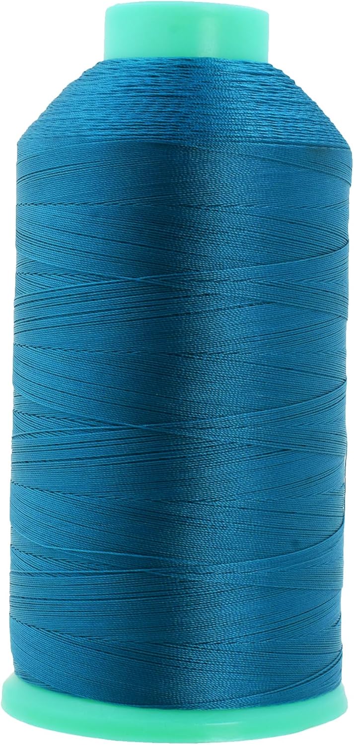 Amazon.com: Mandala Crafts Bonded Nylon Thread - Heavy Duty Teal Sewing ...