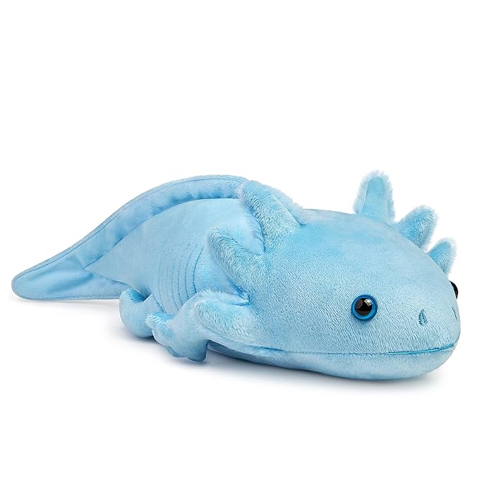 Buy Axolotl Plush Toy - Simulation 20" Blue Axolotl Stuffed Animal ...