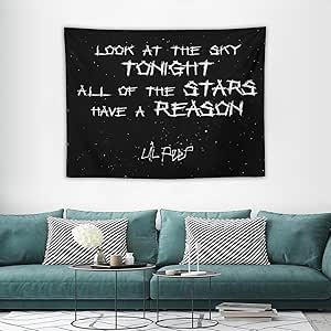 Amazon.com: Lil Peep Tapestries Love Rapper Tapestry 3x5 ft Wall ...