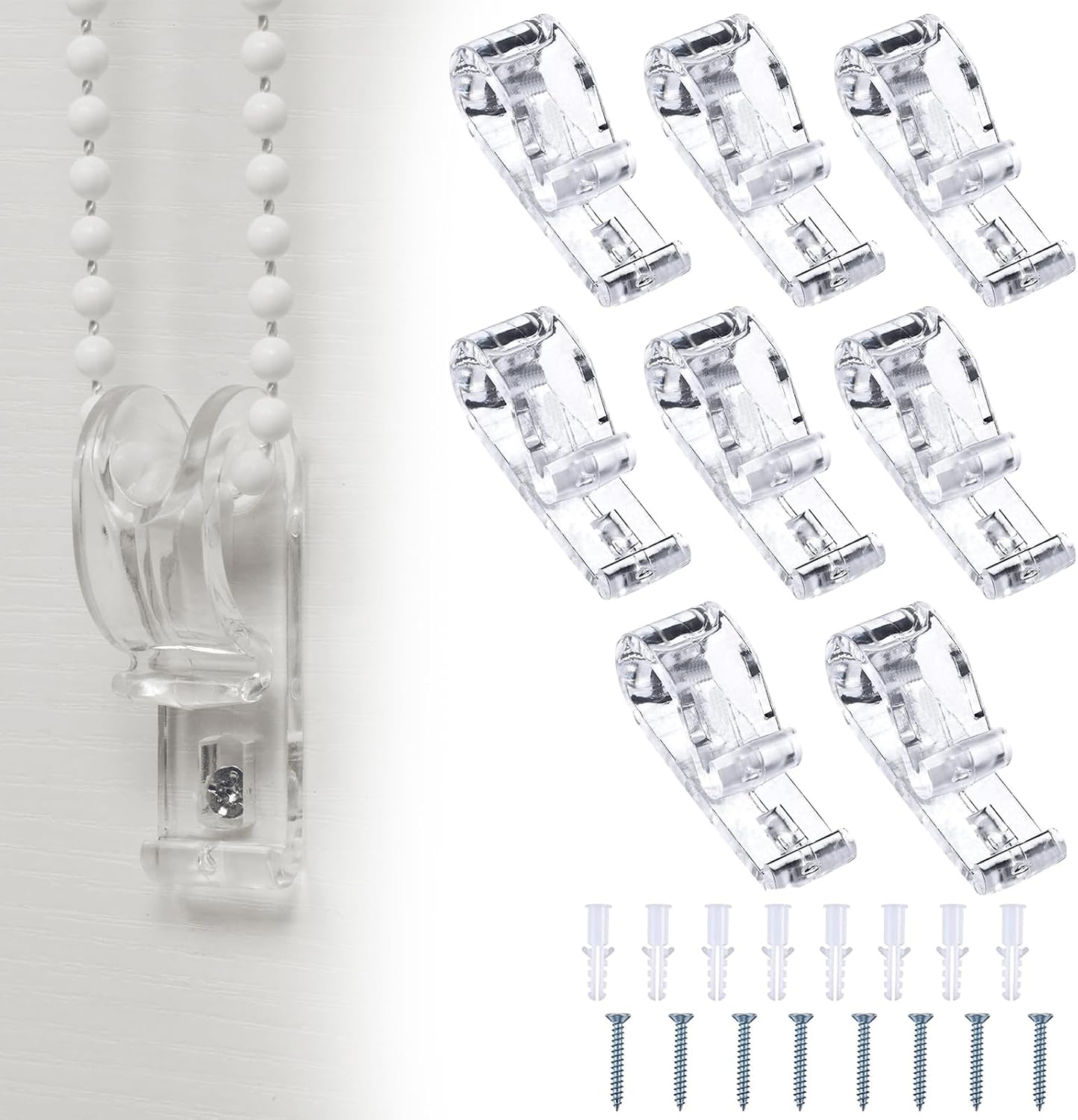 Elezenioc 24-Piece Blind Cord Safety Device Set - POM Plastic Roman ...