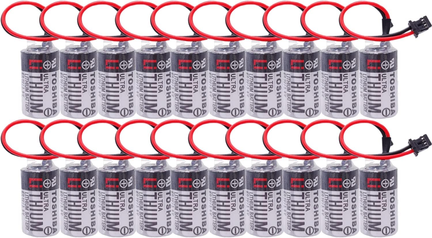 Amazon.com: BATTEMALL 20 PC JZSP-BA01 3.6V ER3V 1000mAh PLC Lithium ...