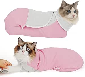 Amazon.com : Pawfun Self-Adhesive Cat Grooming Wrap,Pink-S-1 : Pet Supplies