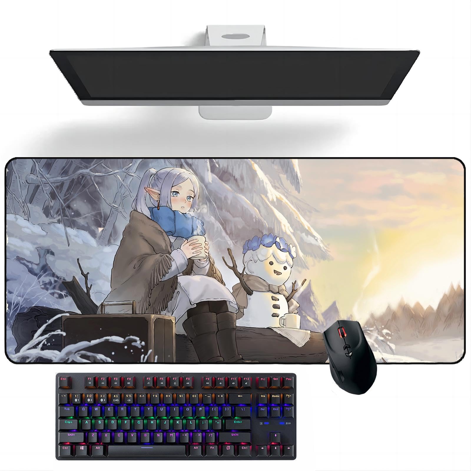 Amazon.com: ZEKYGPP Anime Mouse pad Frieren: Beyond Journey's End Anime ...