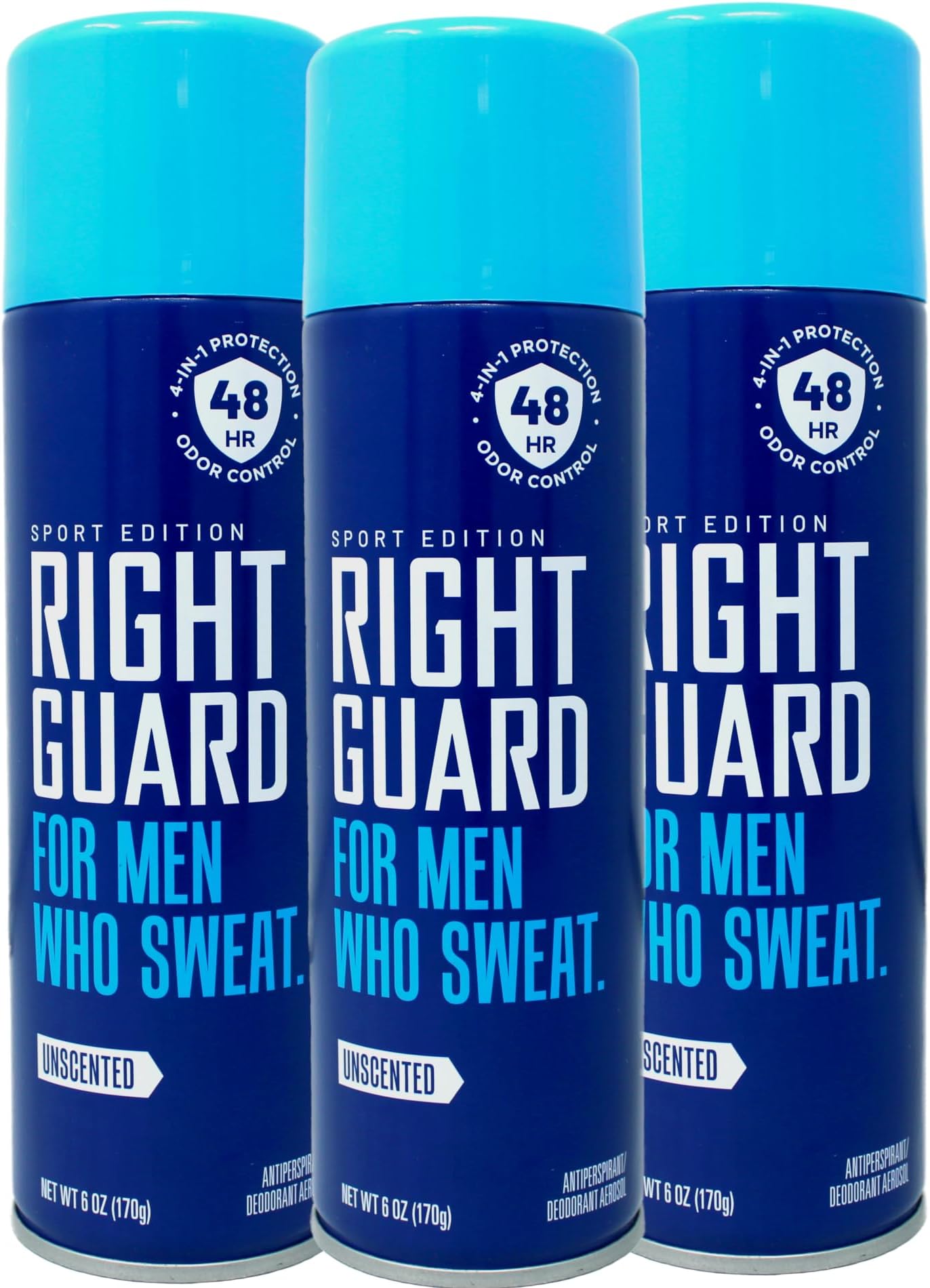 Amazon.com : Right Guard, For Men Who Sweat, Antiperspirant Deodorant ...