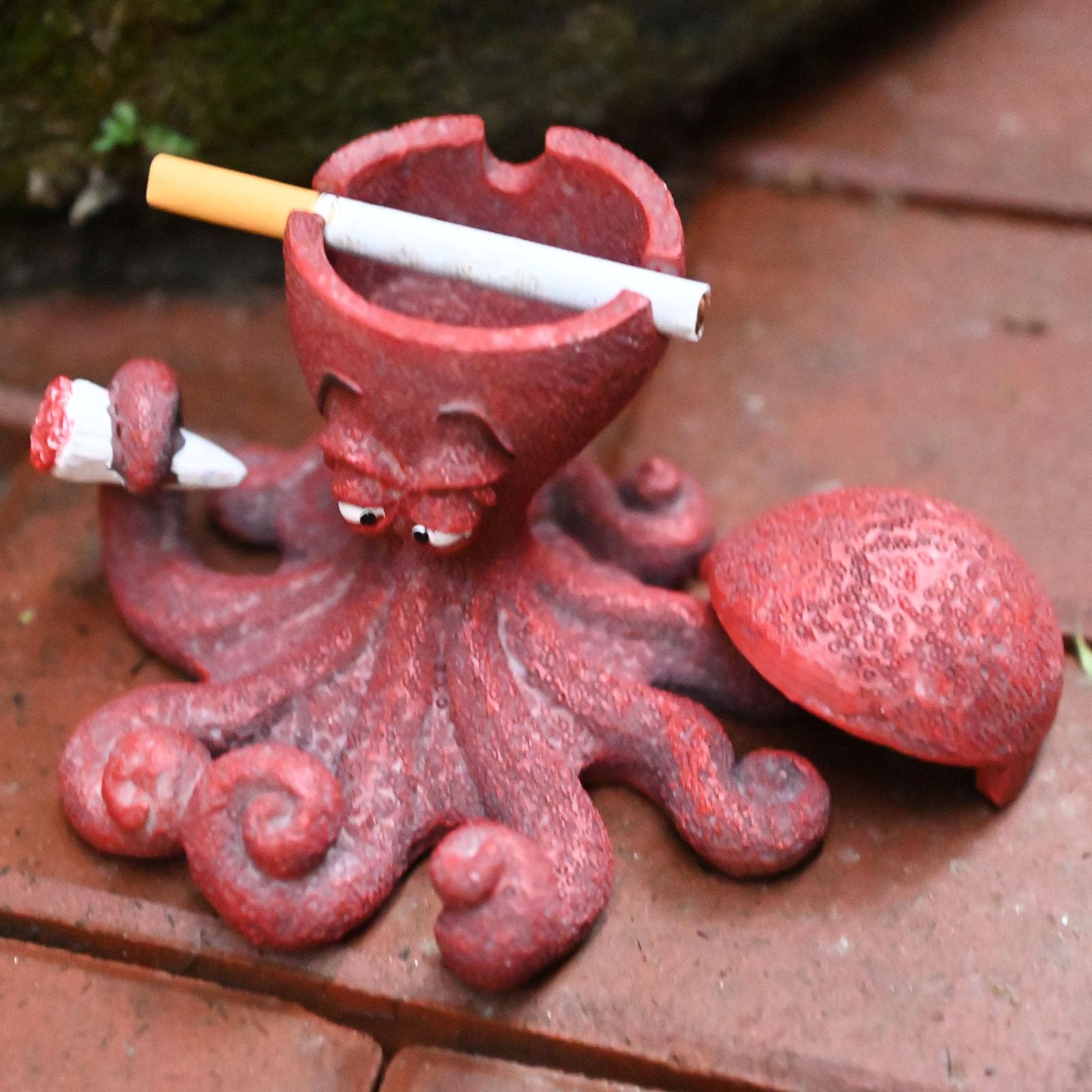 Amazon.com: Octopus Figurines Statue Home Decor Crafts Desk Stand for ...