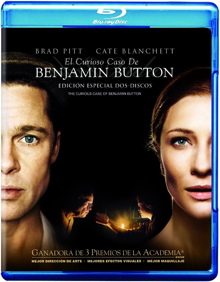 El Curioso Caso de Benjamin Button [Blu-ray] : Cate Blanchett, Brad Pitt, Julia Ormond, David ...
