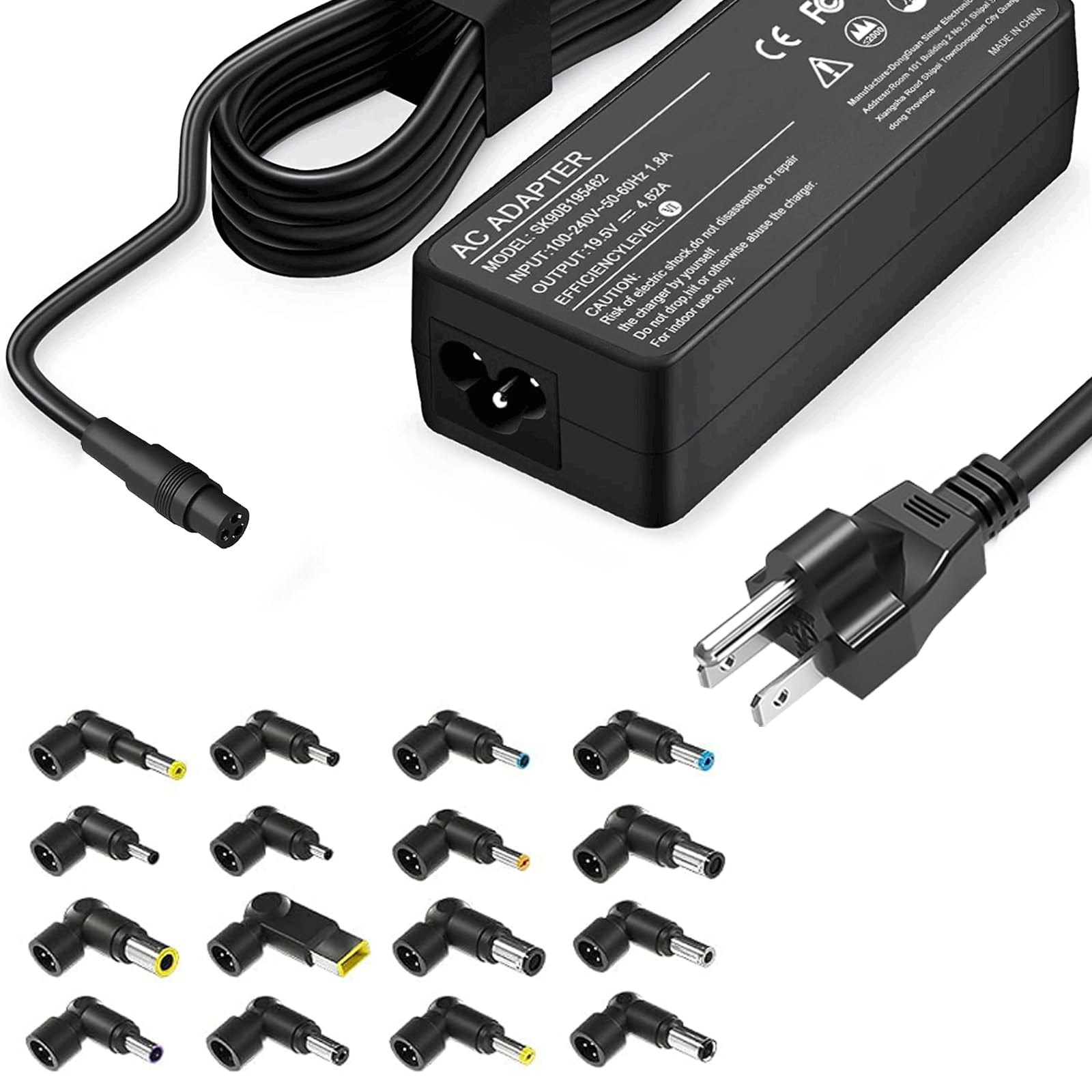 Amazon.com: 90W Universal Laptop Charger AC Adapter for HP Dell Acer ...