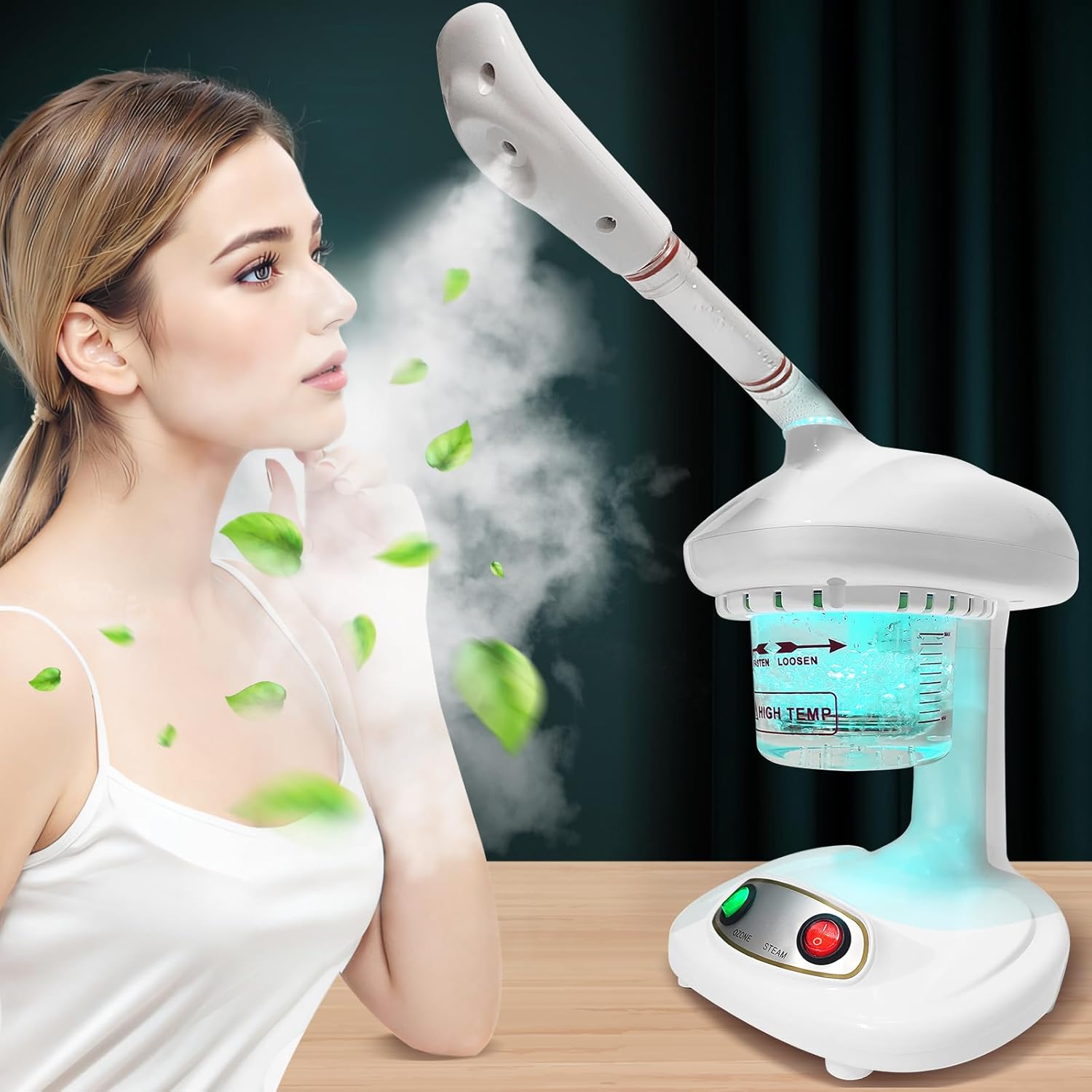Amazon.com: Vaporizador facial nano iónico, vaporizador facial para ...