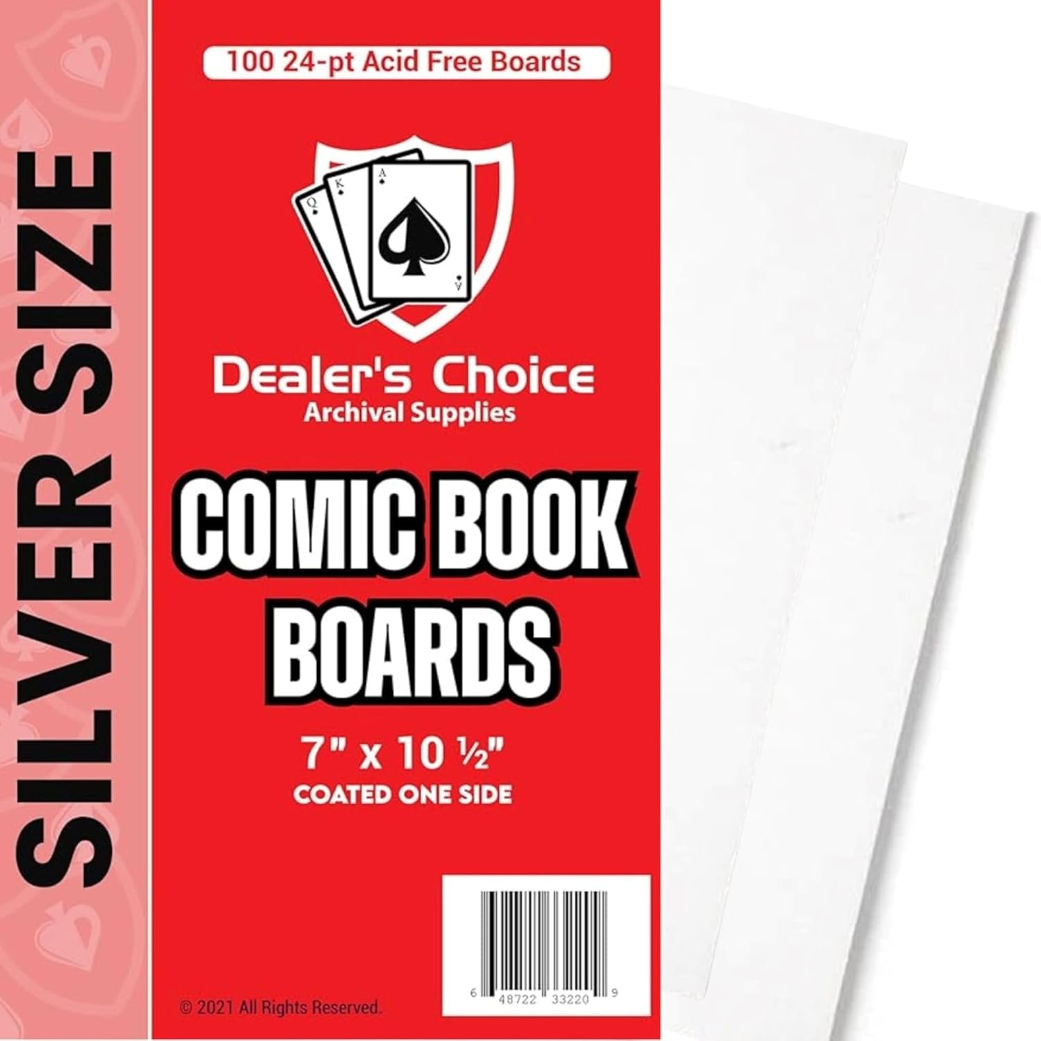 Amazon.com: Gemini Comic Book Boards | 24-pt Acid-Free, Coated One Side ...