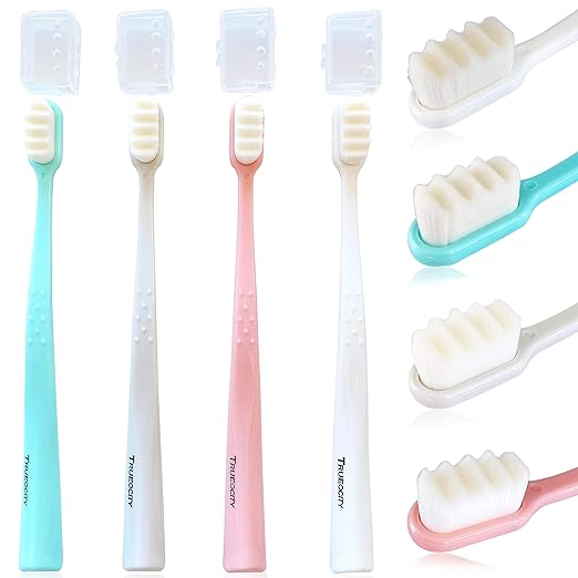 Amazon.com : Extra Soft Toothbrush Micro Nano Soft Bristle Toothbrush ...