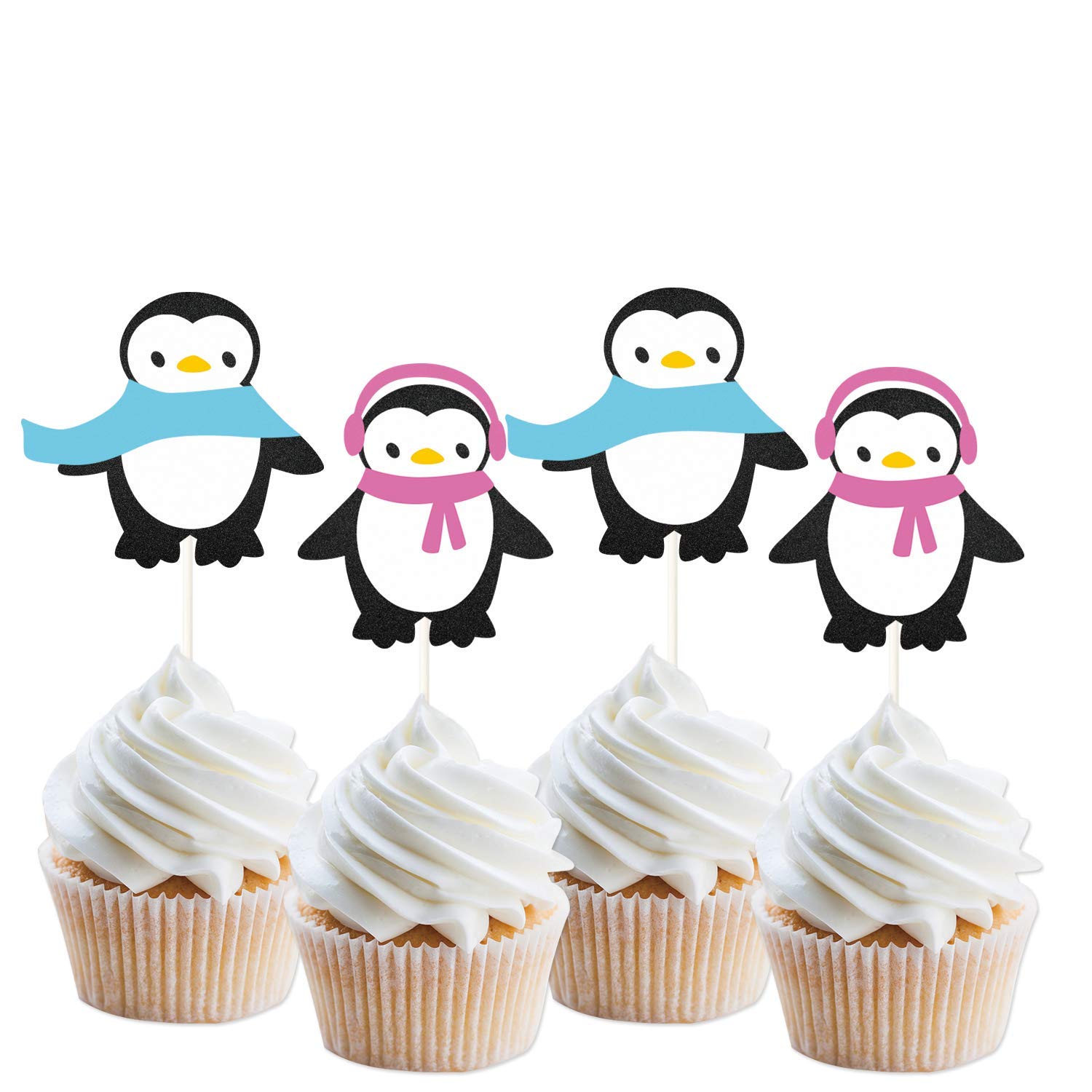 Penguin Cupcake Picks