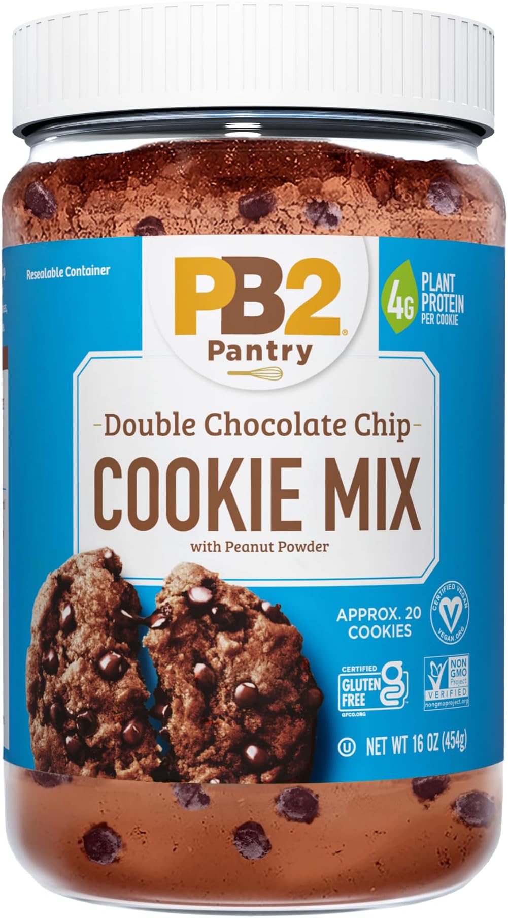 Amazon.com: Halo Top Peanut Butter Chocolate Chip Light Cookie Mix, 12.6 oz