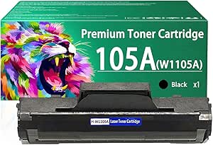 Amazon.com: LABAITA 105A Toner Cartridge Compatible for HP 105A W1105A Toner Cartridges Work for ...