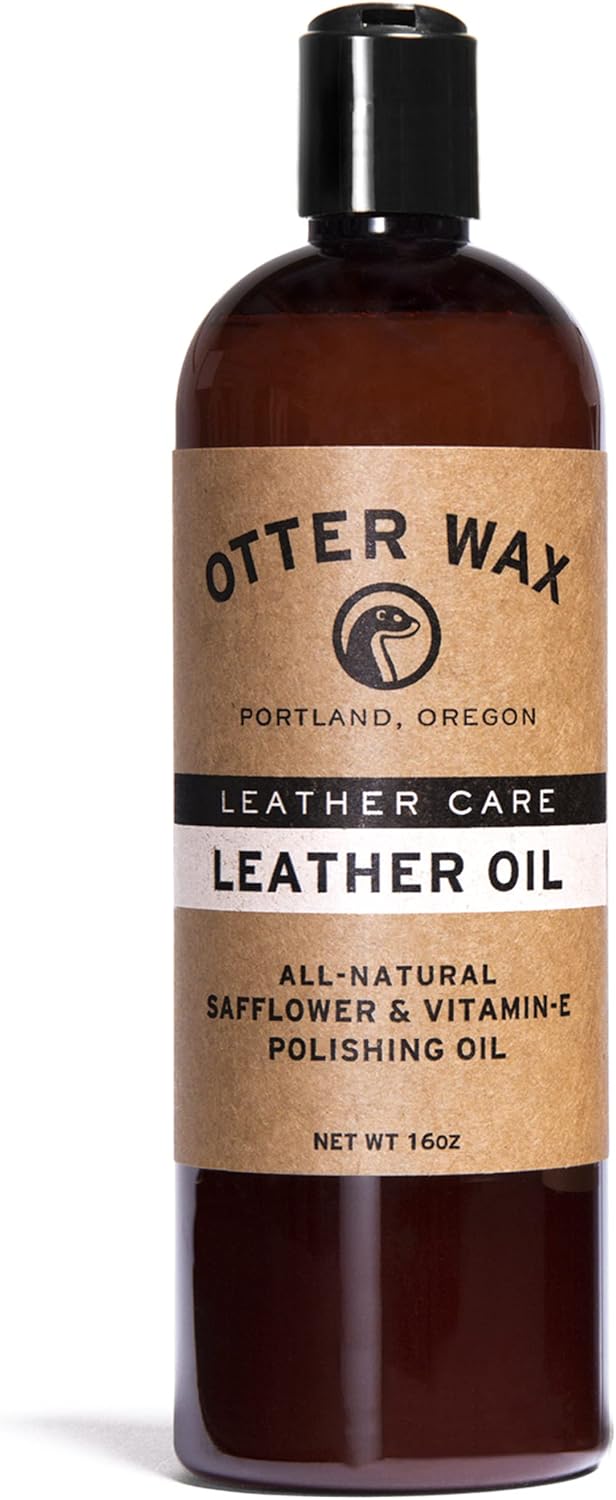Amazon.com: Otter Wax Leather Oil | 16oz Premium All-Natural Leather ...