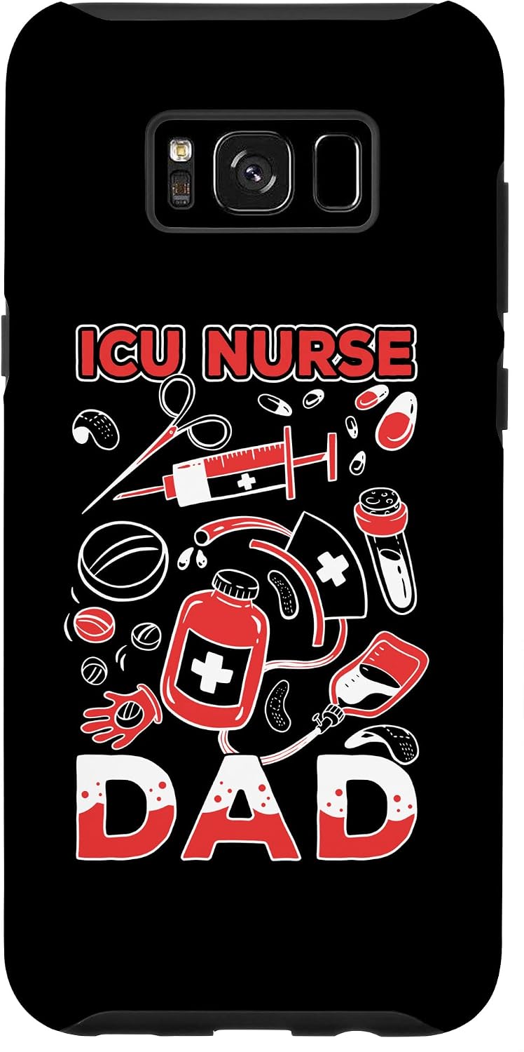 Amazon.com: Galaxy S8+ Icu Nurse Dad Intensive Care Nursing Ice ...