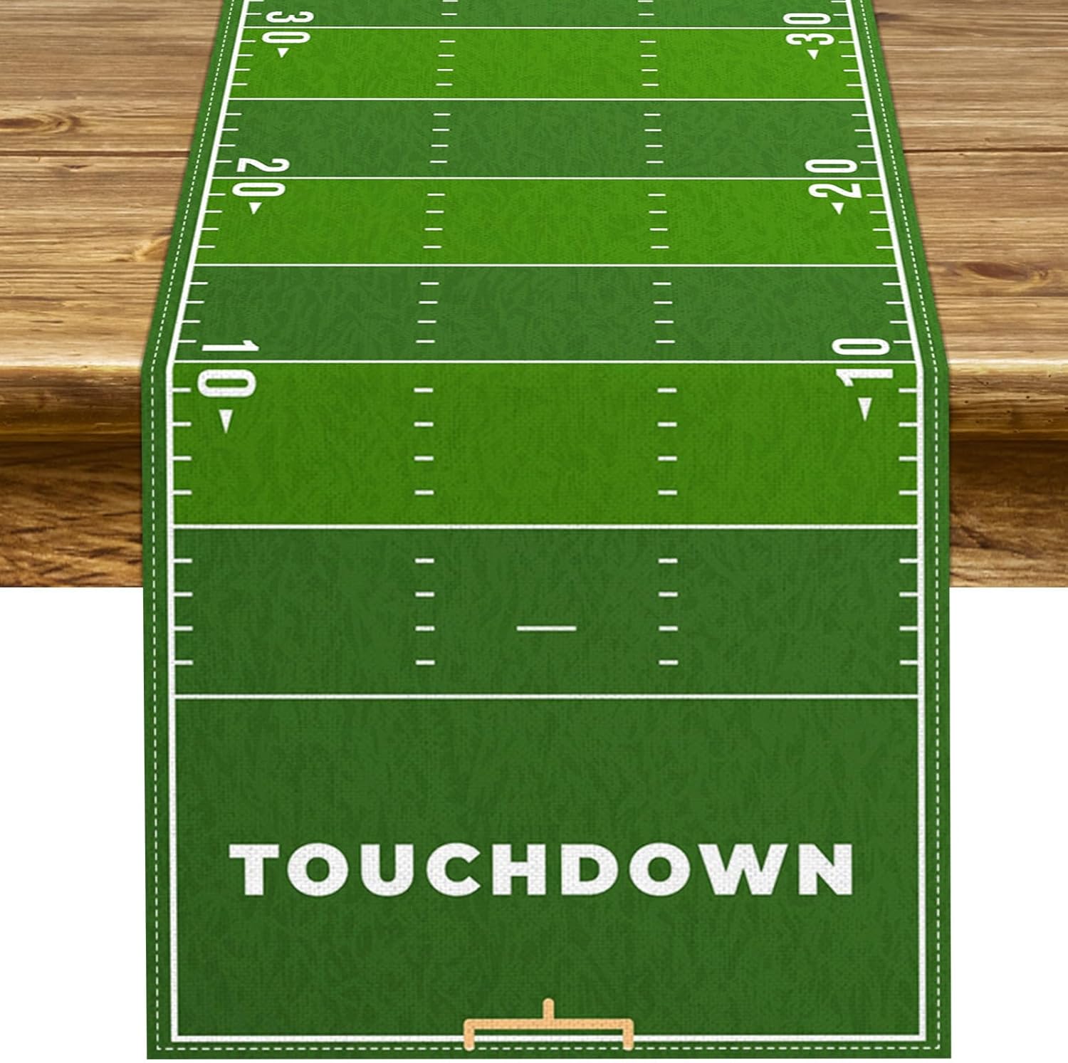 Amazon.com: Pudodo Football Field Table Runner Touchdown Game Day ...
