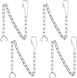 Isslly 4 Pack 9.76inch Toilet Flapper Chains, Stainless Steel Toilet ...