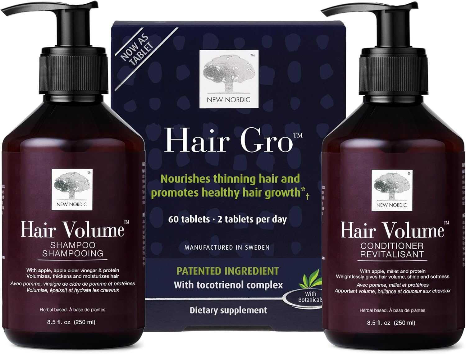 Amazon.com: NEW NORDIC Hair GRO Bundle : Beauty & Personal Care
