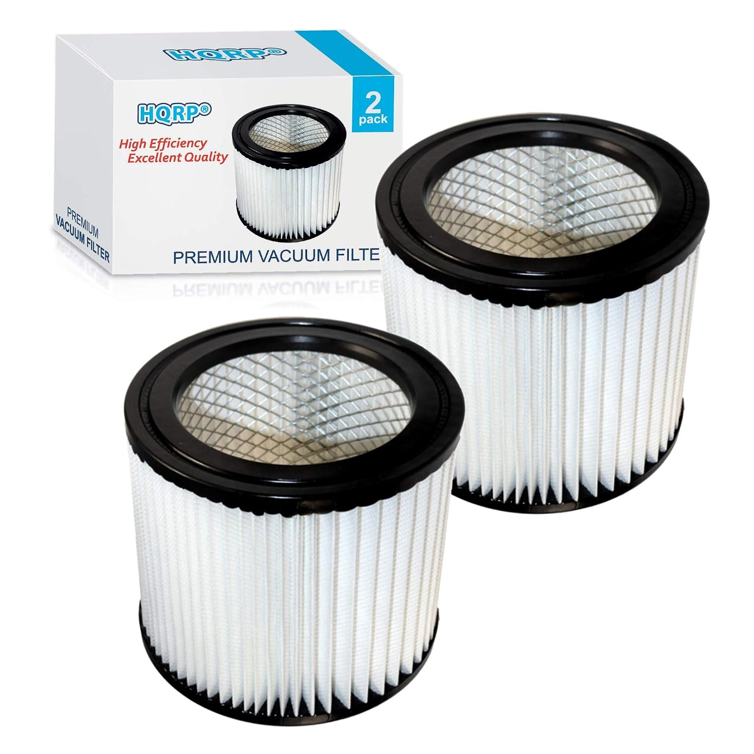 HQRP 2-pack Cartridge Filter compatible with Shop-vac H87 H87S series ...