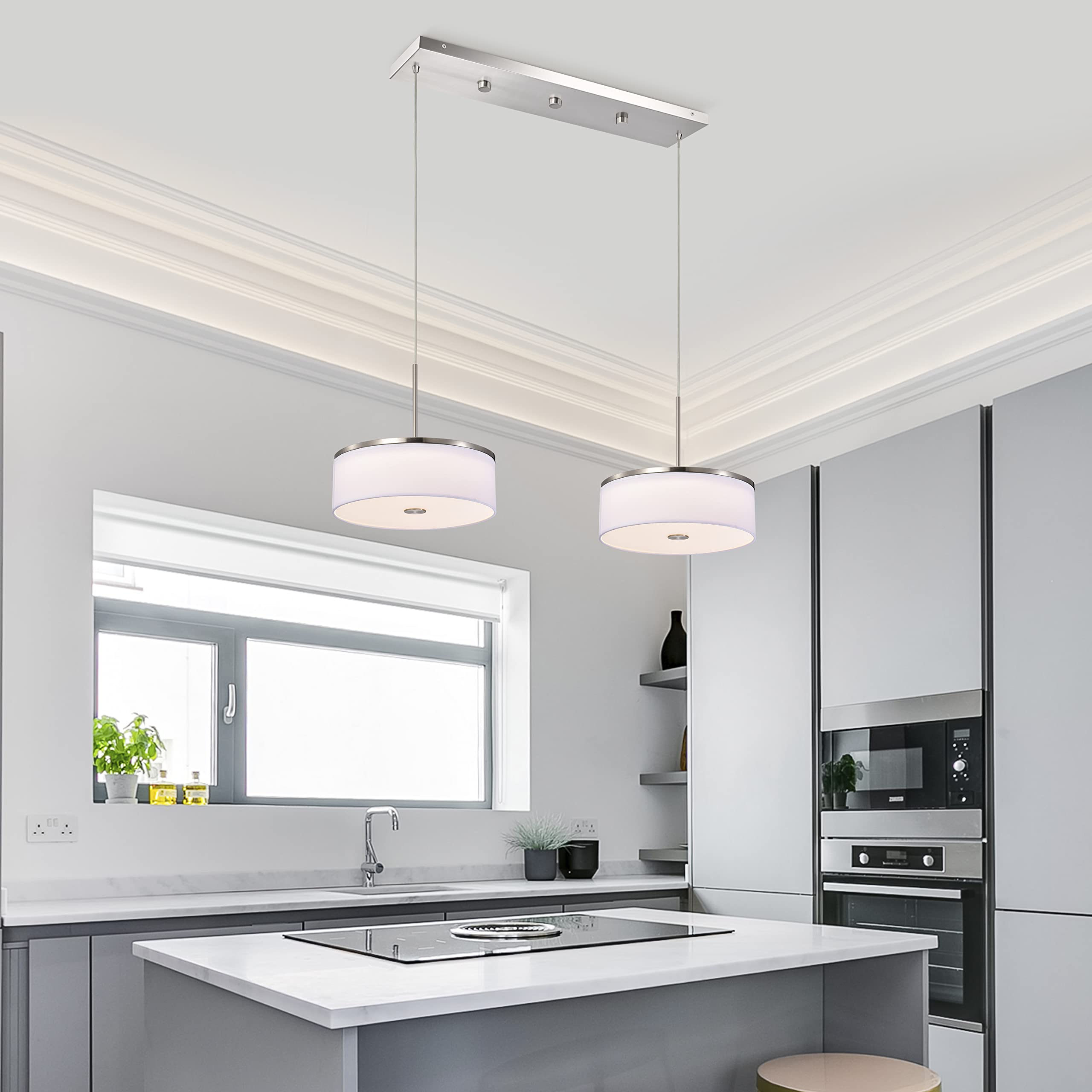 Drum Light Over Kitchen Sink Recessed Lighting Led Light Over Kitchen