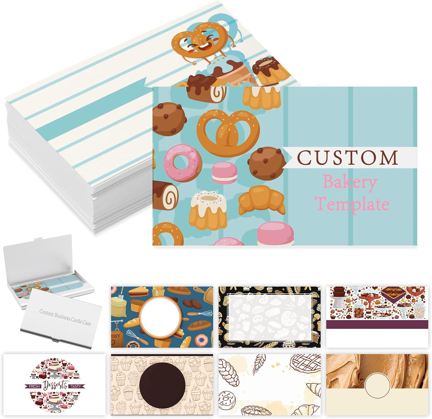 Amazon.com : Custom Business Cards with Logo Personalized Double Side ...