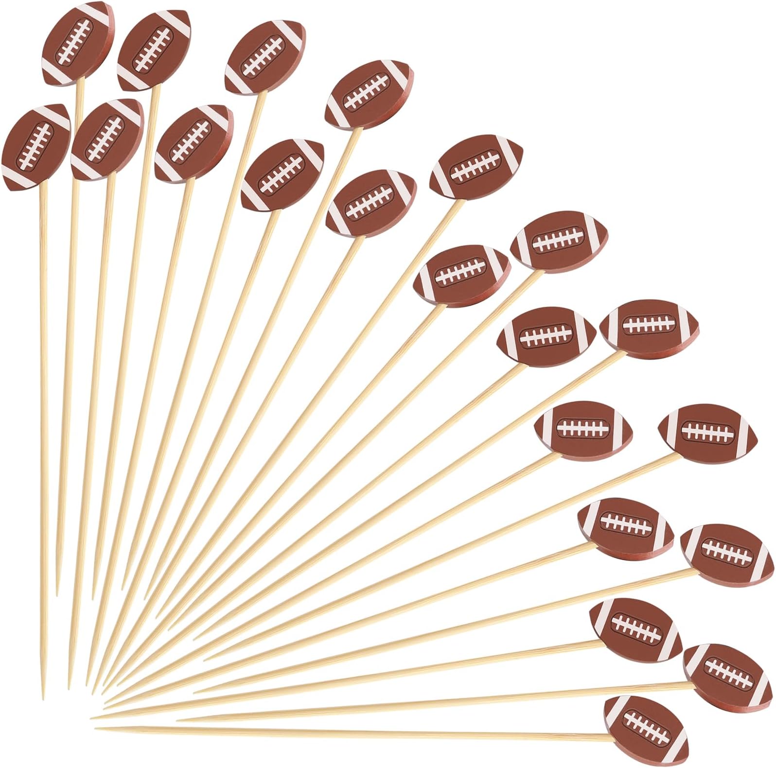 Amazon.com: Beistle 100 Piece 2.5" Touchdown Football Food Picks for ...