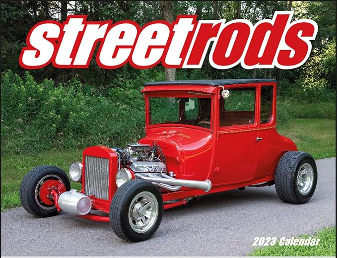 Amazon.com: Street Rods Car 2023 Hanging Wall Calendar - 19" x 11 ...