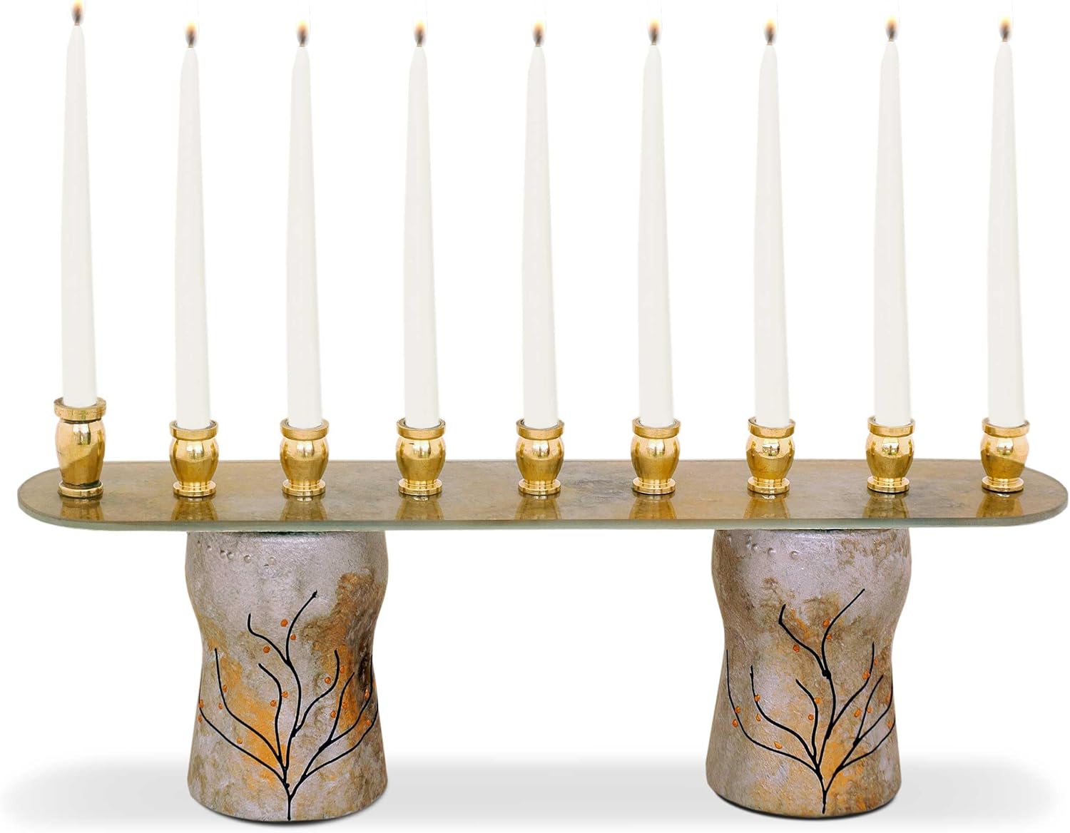 Amazon.com: Sand and Water Creations Hand Painted Recycled Glass ...