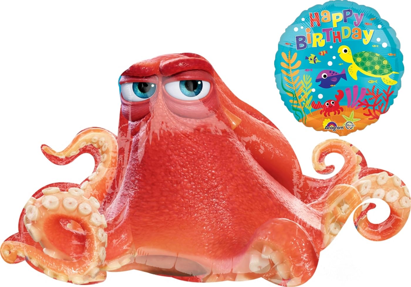 Amazon.com: Anagram Finding Dory Party Supplies 2pc HANK Birthday ...