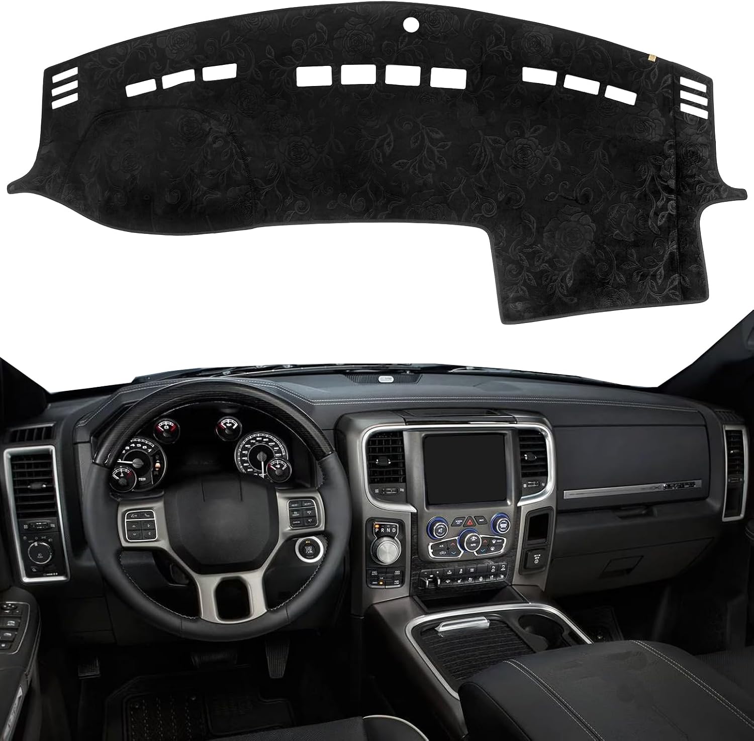 Amazon.com: KEYOOG Dashboard Cover Dash Mat Fit for 2018-2009 Do-dge ...