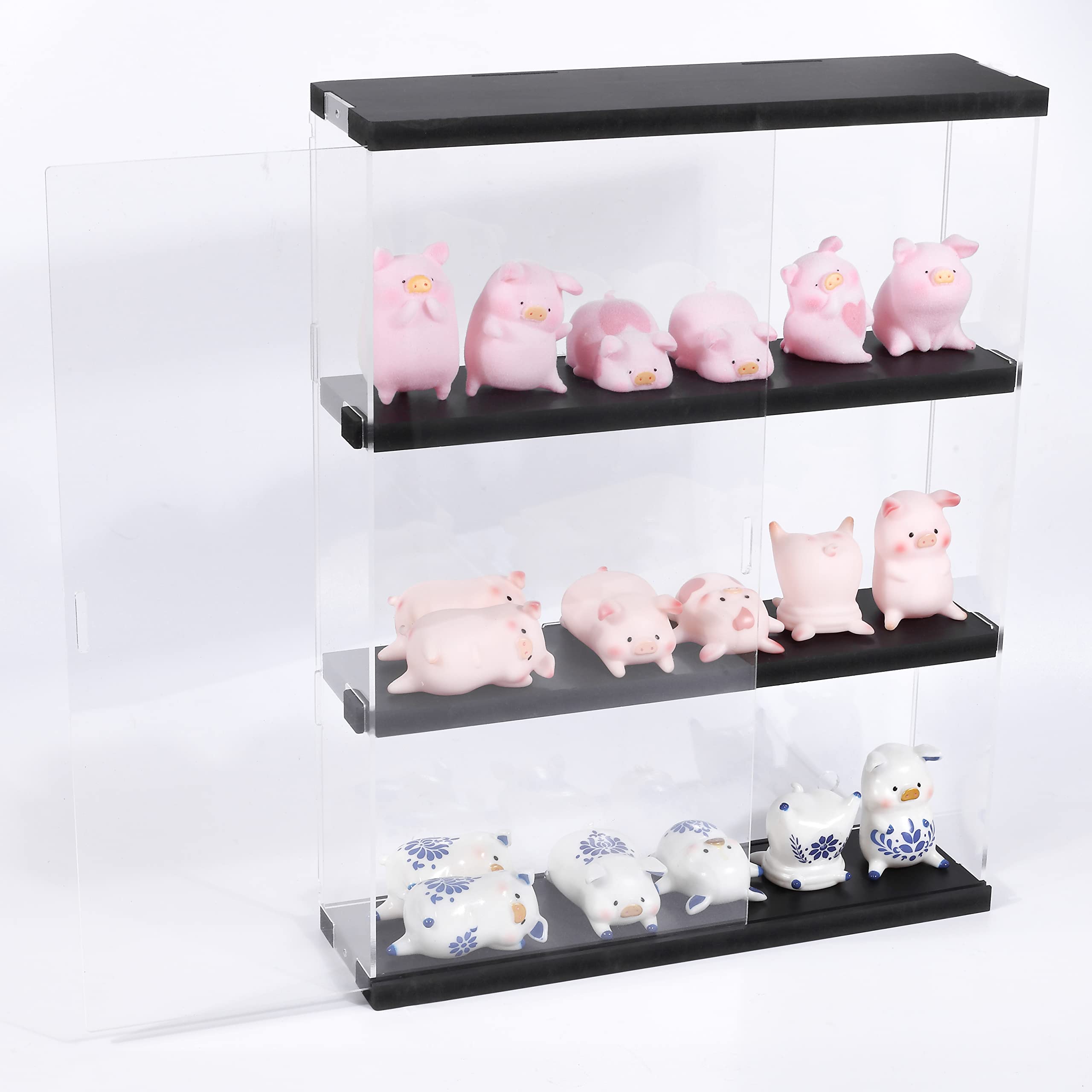 Buy Nynelly 3 Level Acrylic Display Case, Wall ed Display Box ...
